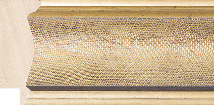 59mm Wide Gold Scoop Radiata Pine Picture Frame Moulding (580455)